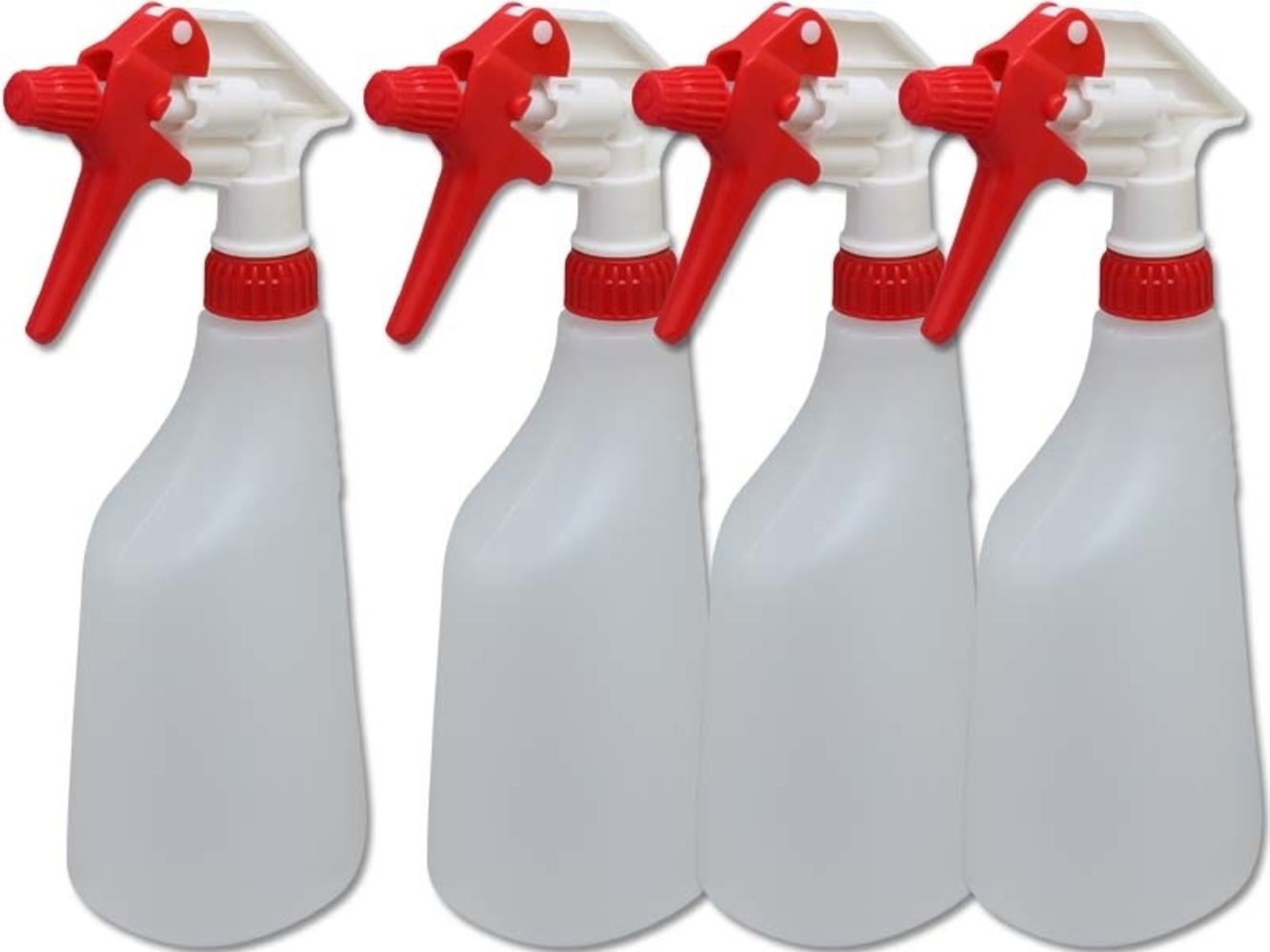 Emmers en Flacons: Sprayflacon 600ml incl. spray- trigger rood